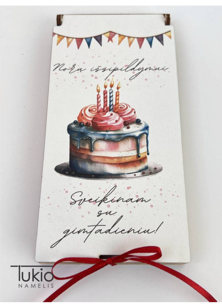 Medinis Pinigų Vokelis "Gimtadienis" https://tukionamelis.lt/