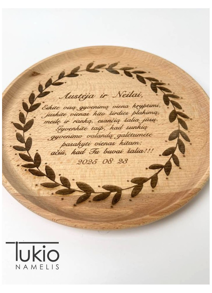 Padėklas jaunųjų sutikimui https://tukionamelis.lt/