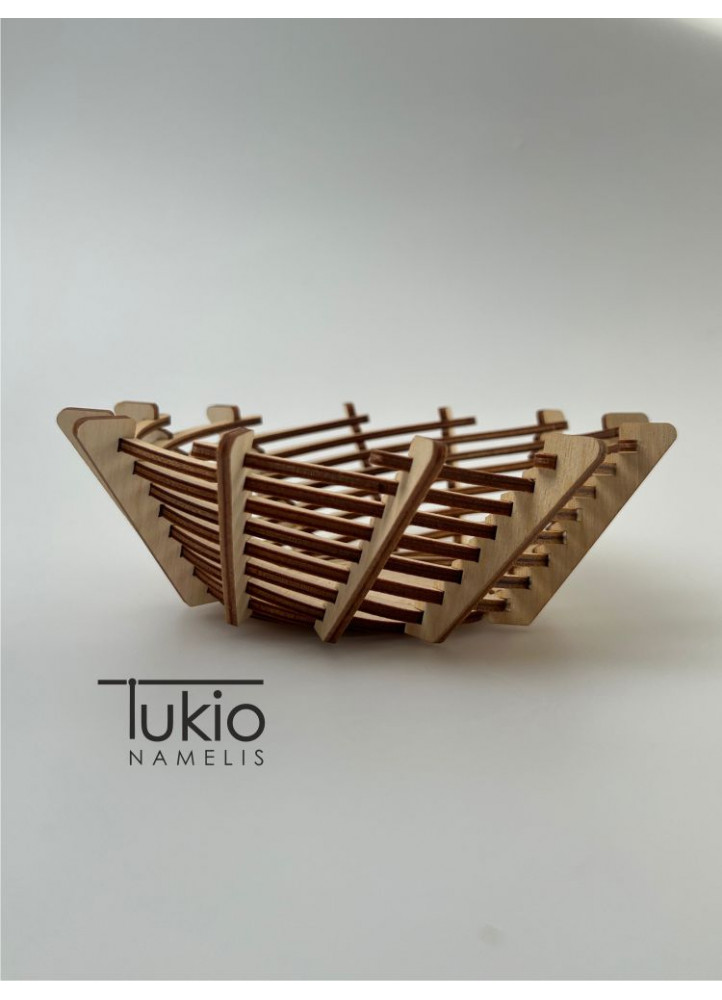 Medinis krepšelis - lėkštutė https://tukionamelis.lt/